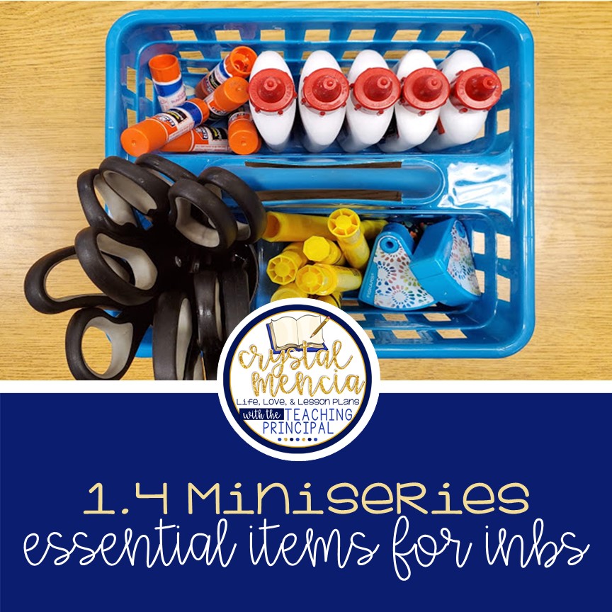 1.4 Miniseries - Essential School Supplies for Interactive Notebooks