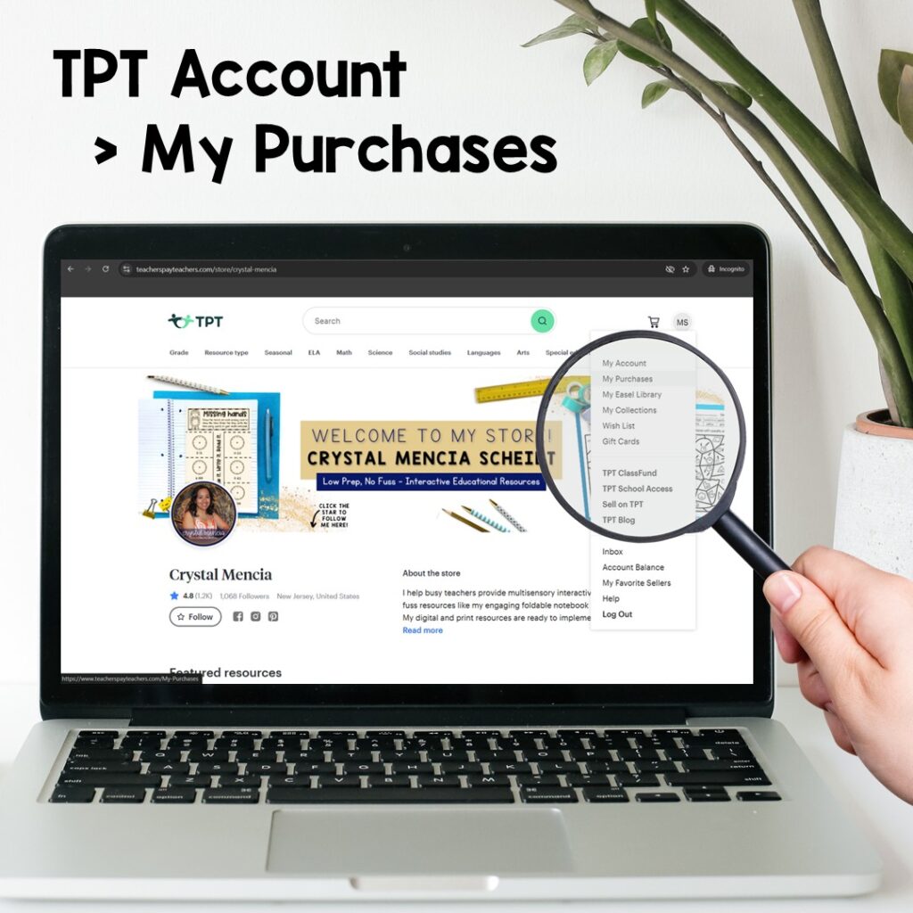 Leave TpT Feedback and Earn Free Cash Credit! - Crystal Mencia Scheidt