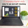Basic Multiplication Fast Facts x6 Boom Cards™ - Crystal Mencia Scheidt