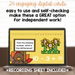 Find the Unknown Number: Addition & Subtraction Turkey Boom Cards™ (1OA8)