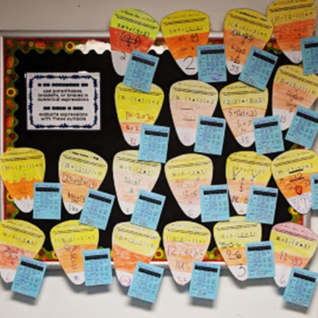 Order of Operations Fall Math Craft (5OA1) - Crystal Mencia Scheidt