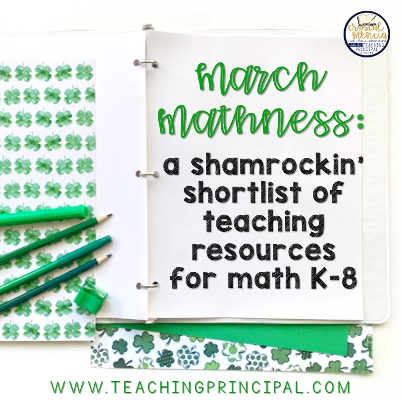 Your Shamrocking Shortlist of Math Resources for March - Crystal Mencia ...