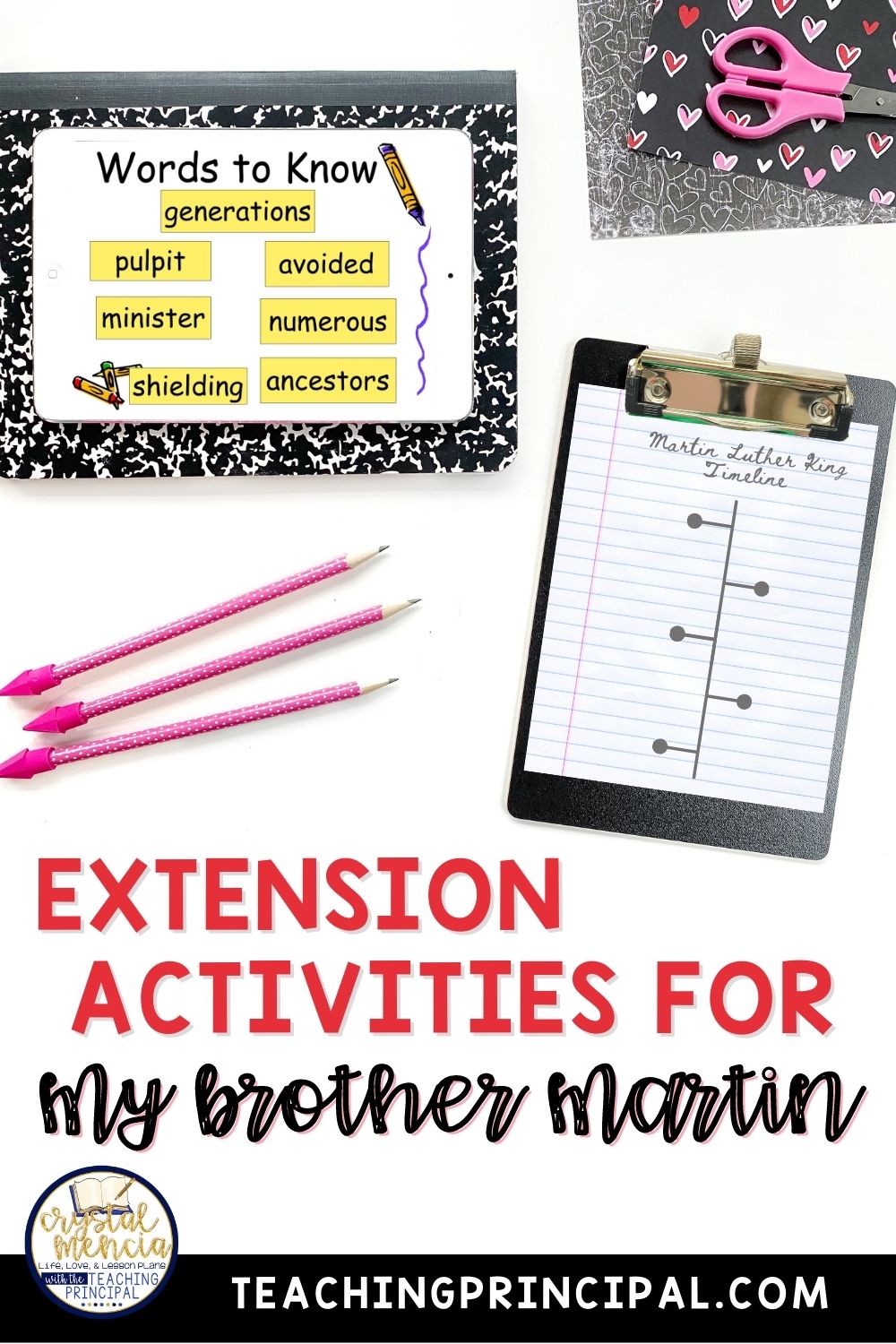 Extension Activities for "My Brother Martin" Read Aloud