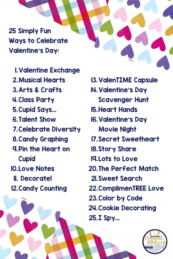 25 Simple and Fun Ways to Celebrate Valentine's Day in the Classroom