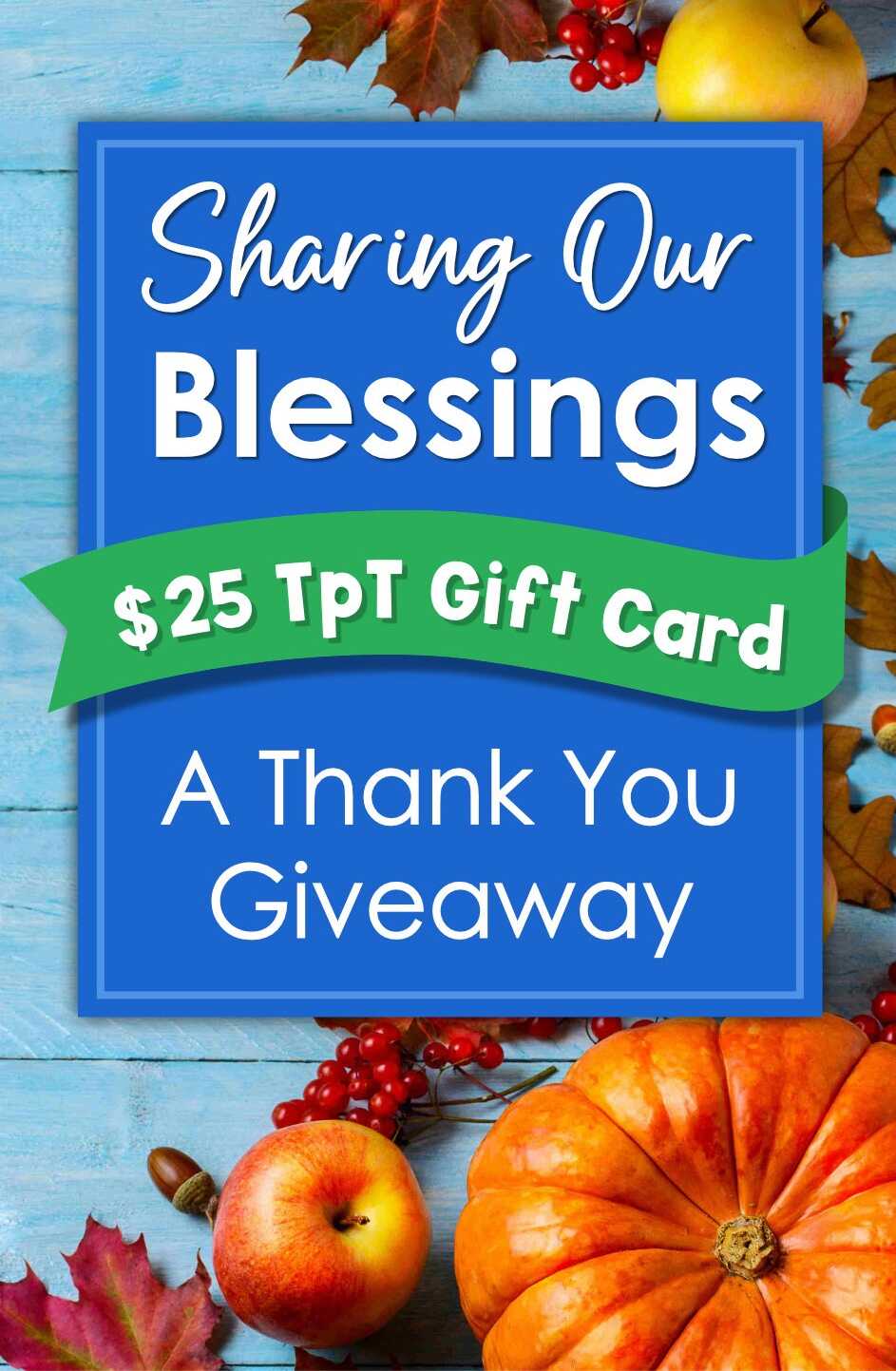 Sharing Our Blessings 2024: A Thank You Giveaway - Crystal Mencia Scheidt
